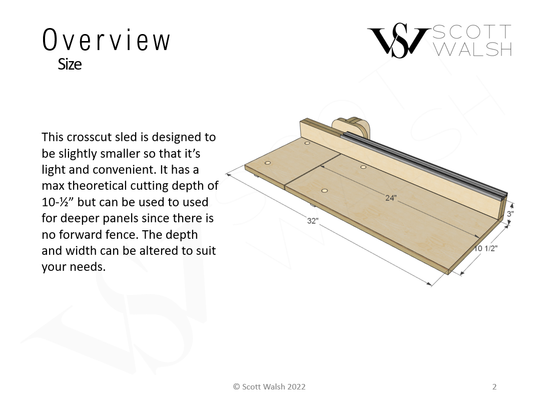 Small and Mighty Crosscut Sled – Scott Walsh