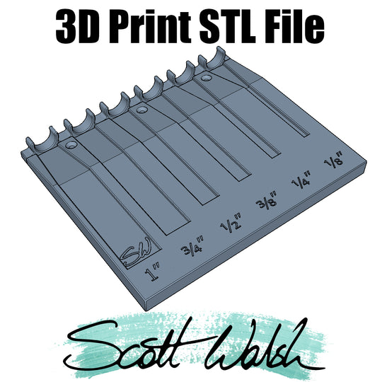 Chisel Holder: Narex Richter 6pc - 3D Print STL File – Scott Walsh